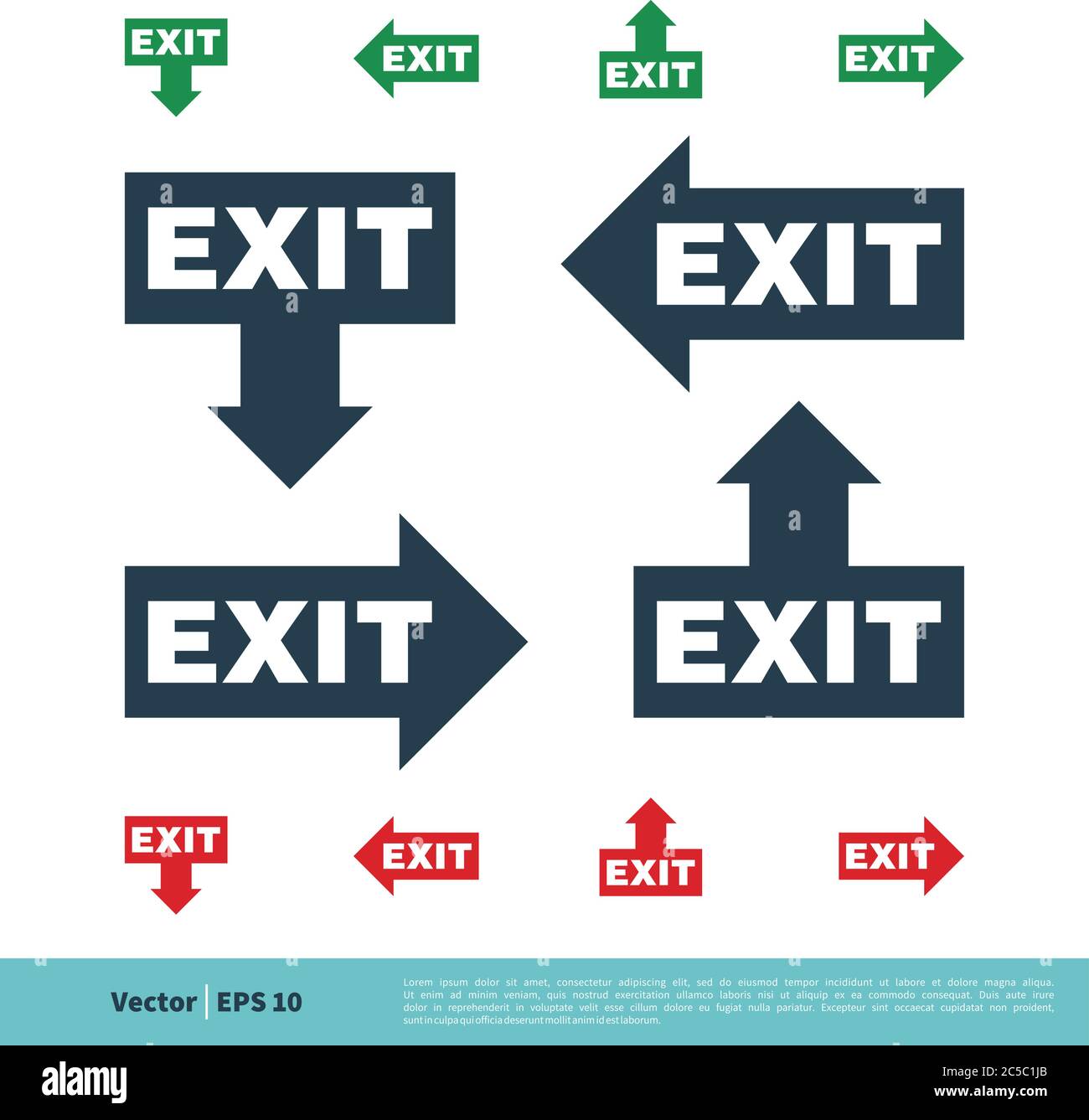 Exit icon exit website button hi-res stock photography and images - Alamy