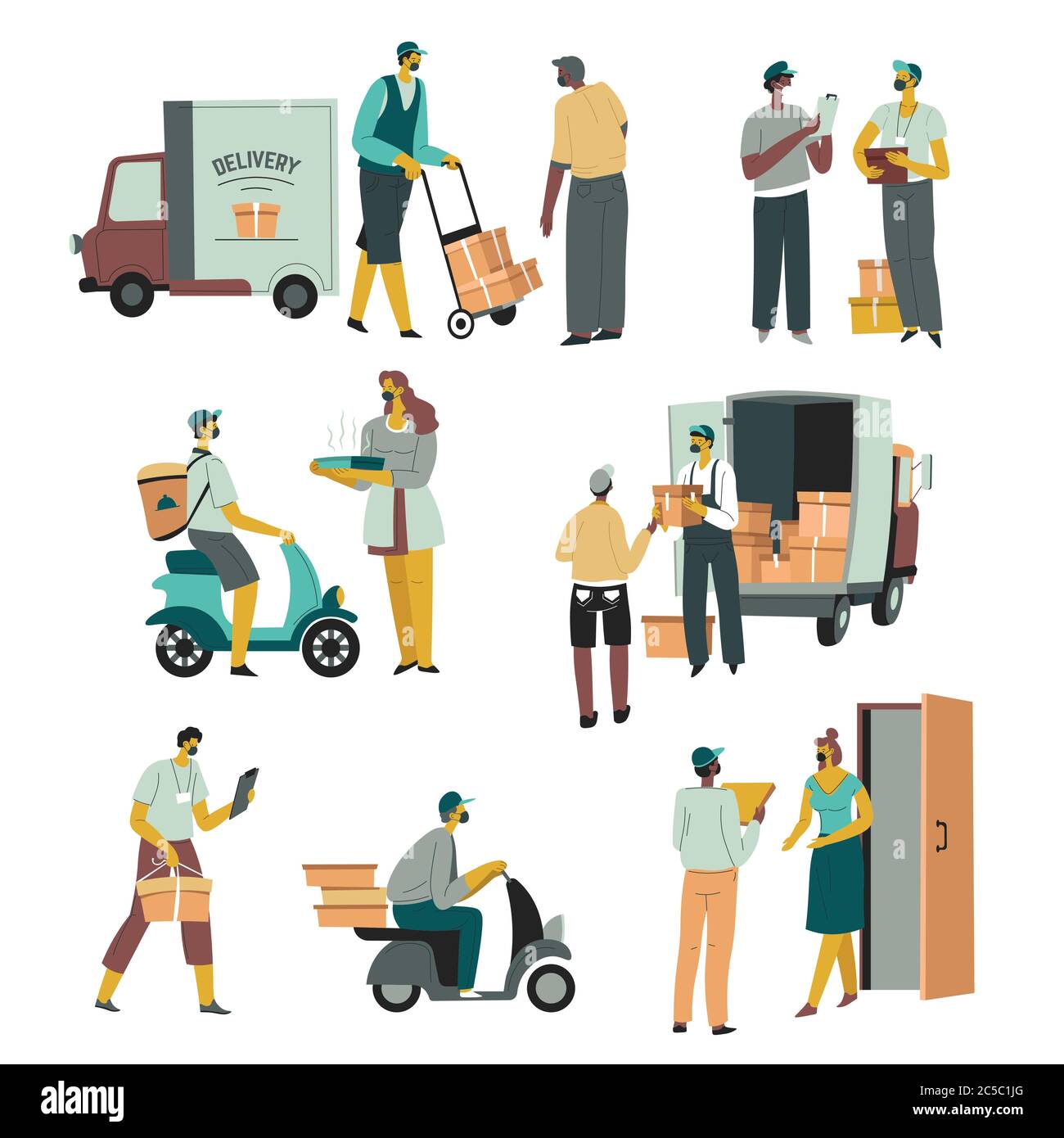 Covid 19 logistics Cut Out Stock Images & Pictures - Alamy