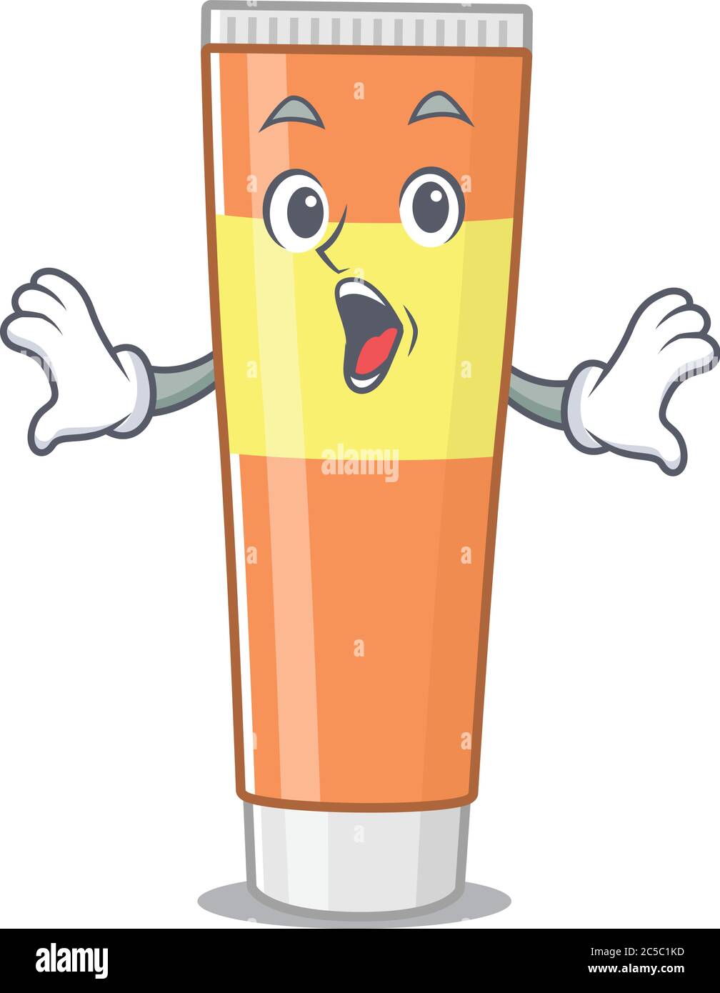 Open toothpaste tube Stock Vector Images - Alamy