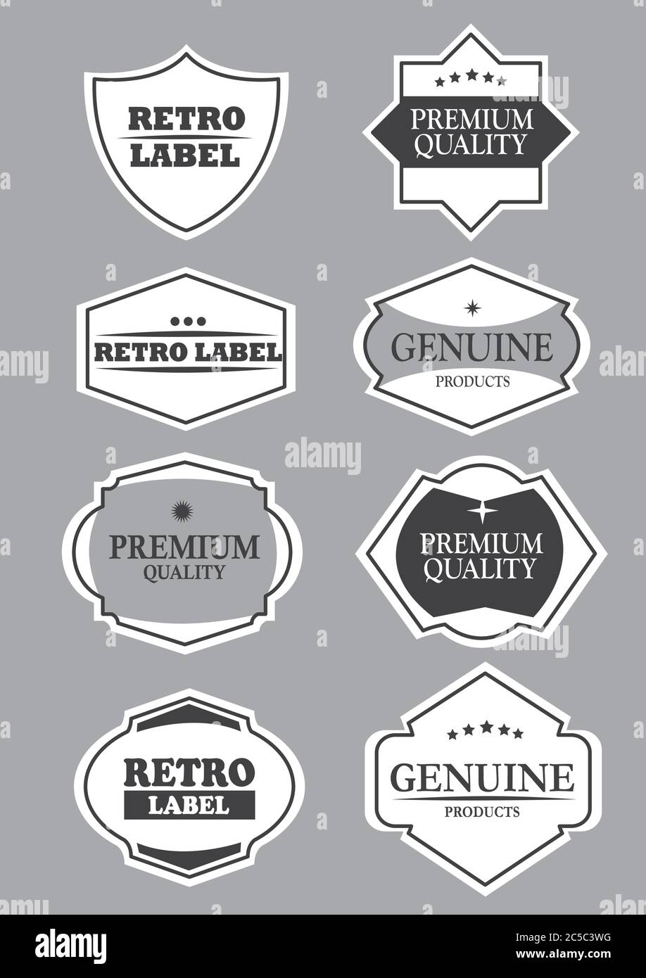 Vector Vintage Shapes
