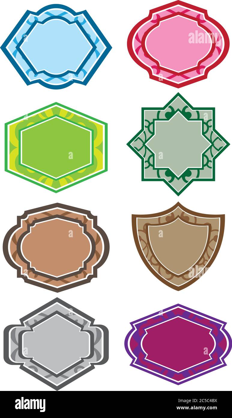 Victorian shapes Stock Vector Images - Alamy