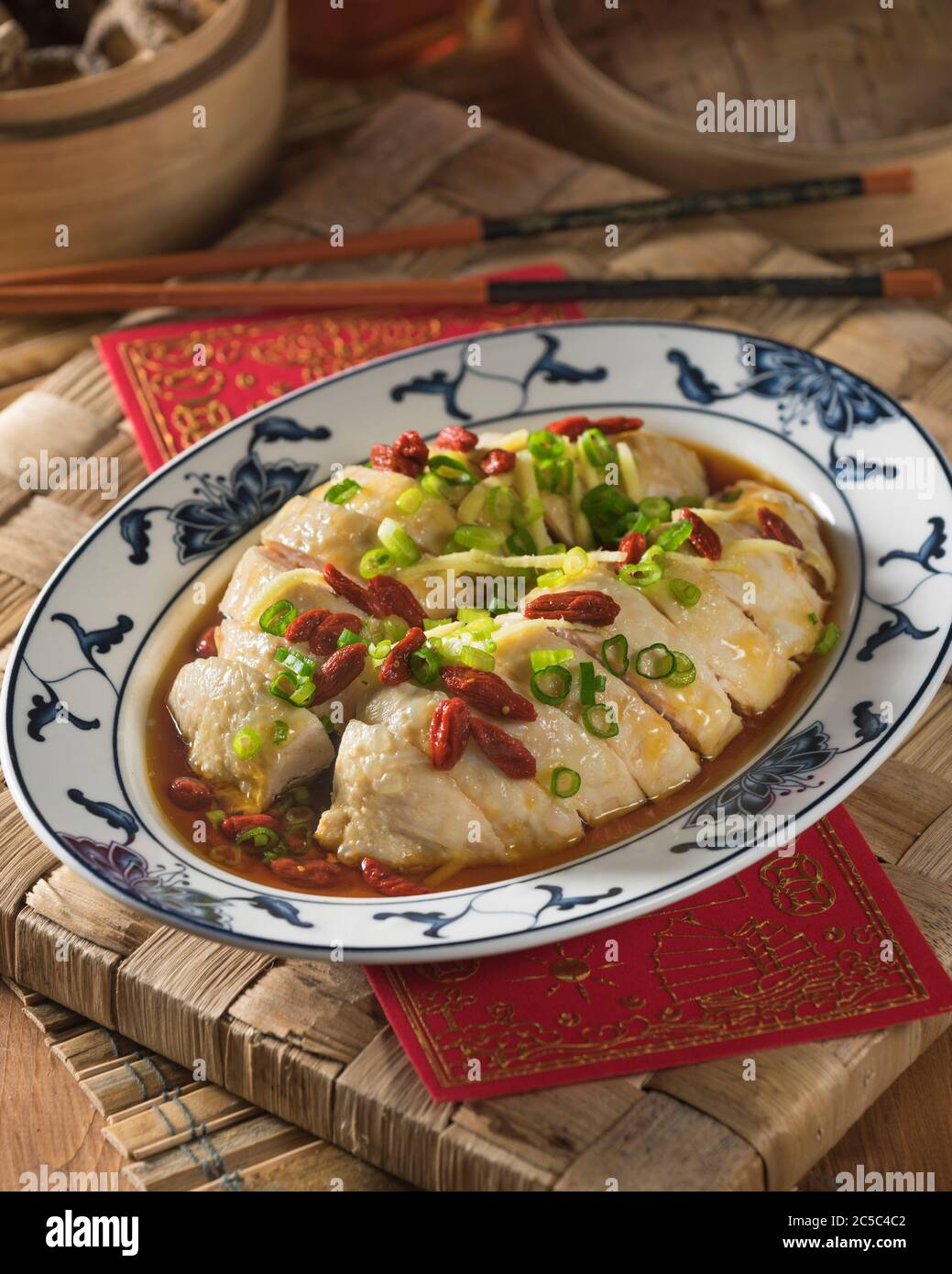 Chinese drunken chicken. Food China Stock Photo - Alamy