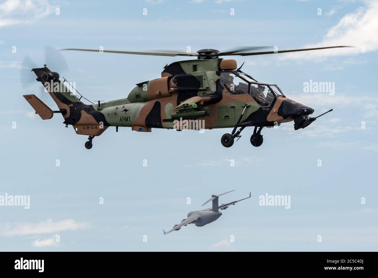 Australian Army Eurocopter Tiger ARH Armed reconnaissance helicopter ...