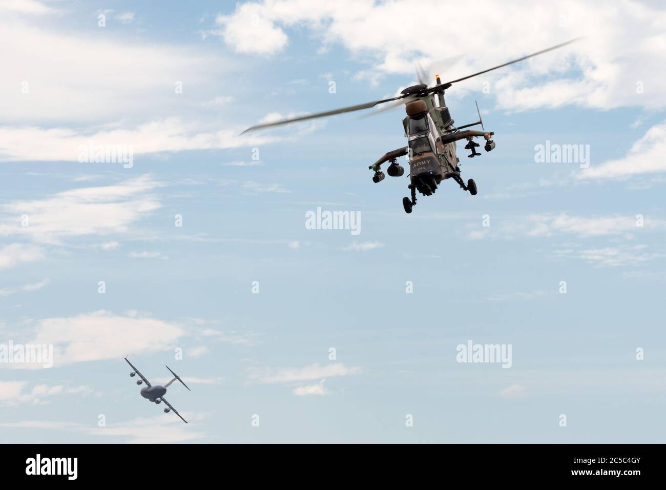 Australian Army Eurocopter Tiger ARH Armed reconnaissance helicopter ...