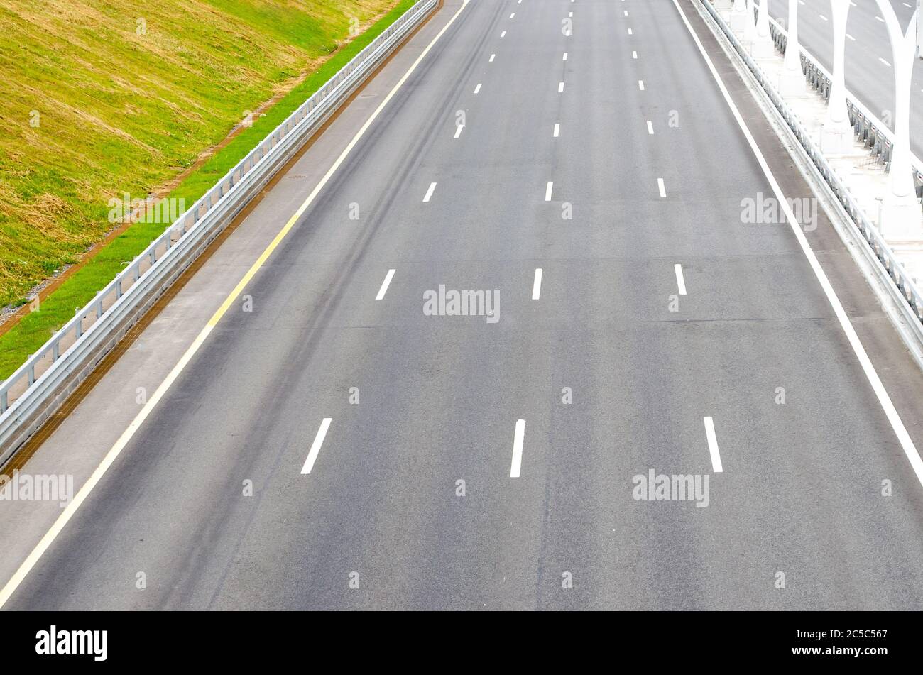 Traffic busy cars road multi lane city street highway freeway motorway ...