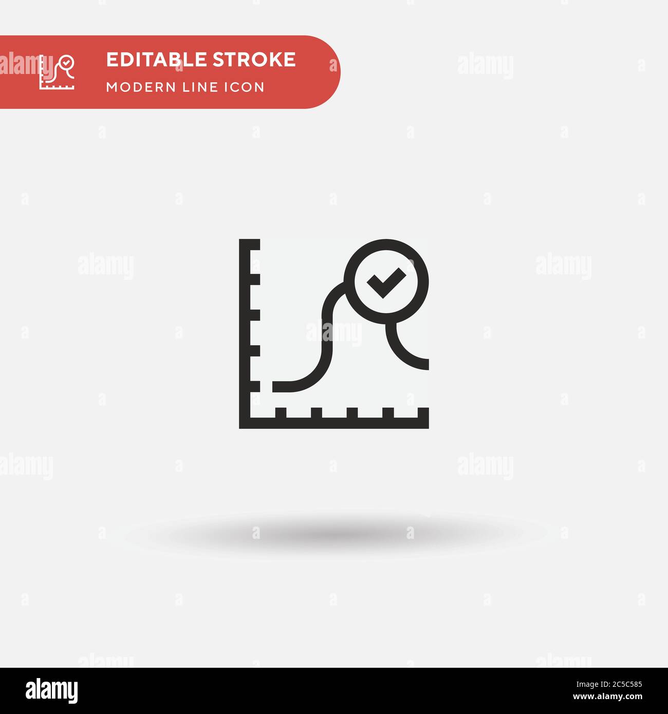 Curve Simple vector icon. Illustration symbol design template for web ...