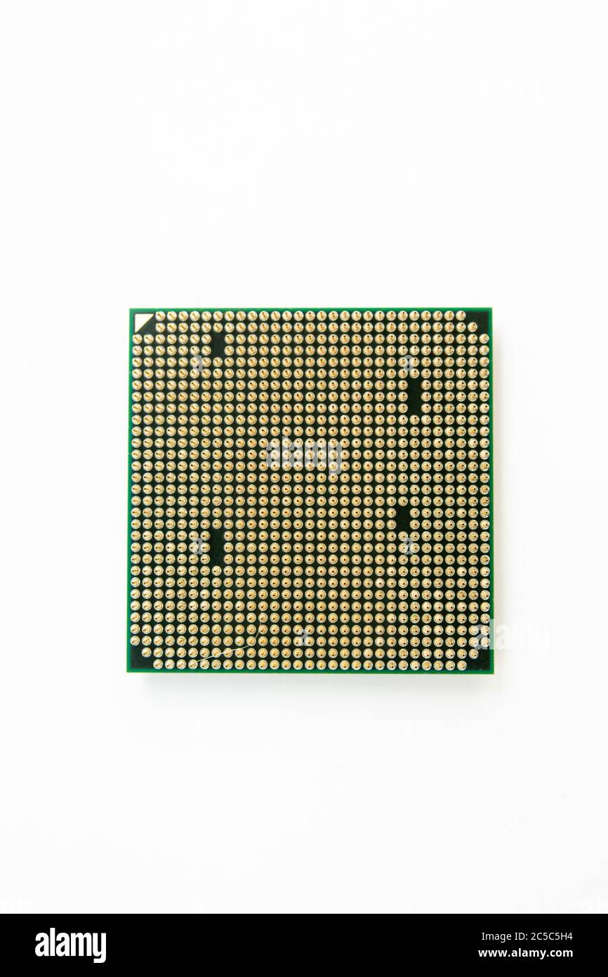 computer processor on white background Stock Photo - Alamy