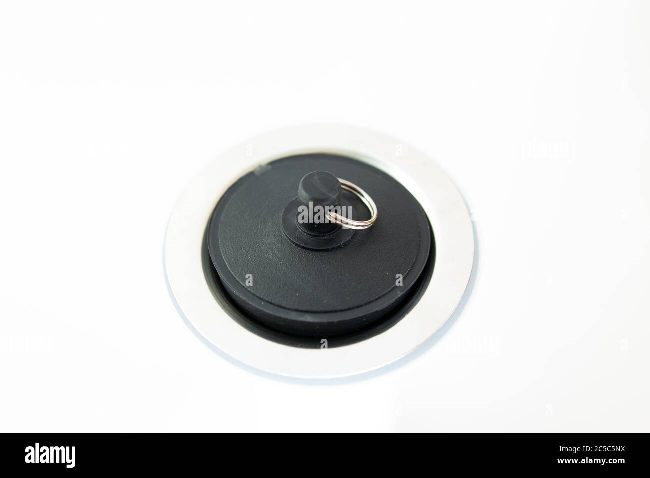 plumbing drain on white background Stock Photo - Alamy