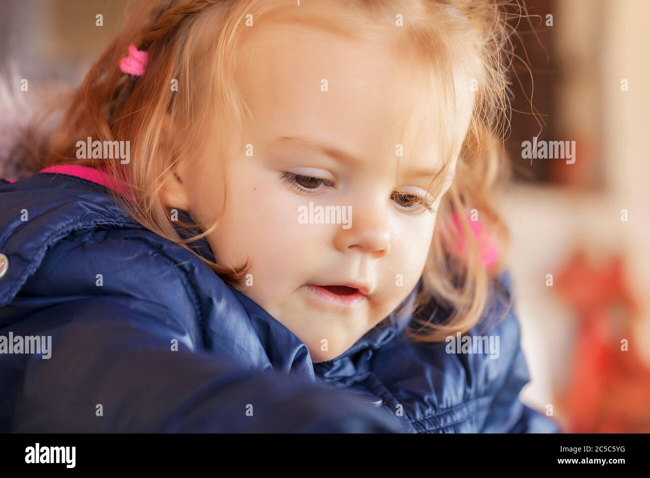 Kid playground autumn focus hi-res stock photography and images - Alamy