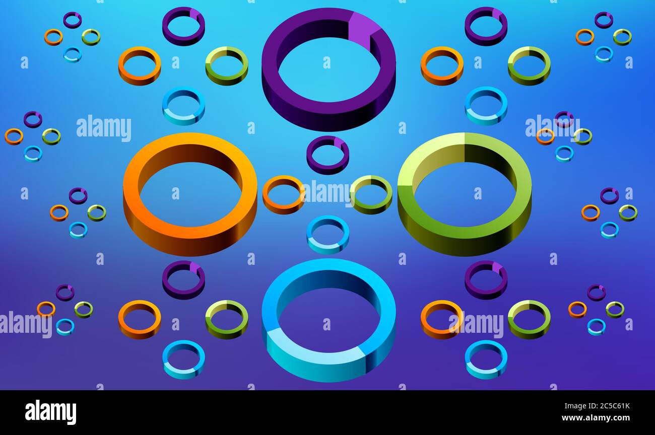 Many circles Stock Vector Images - Alamy