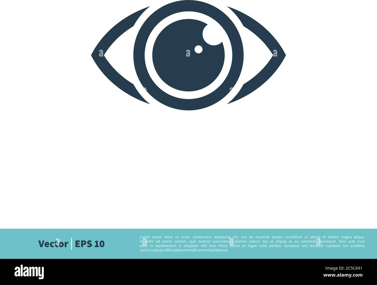 Eyeball Vision Icon Vector Logo Template Illustration Design. Vector ...