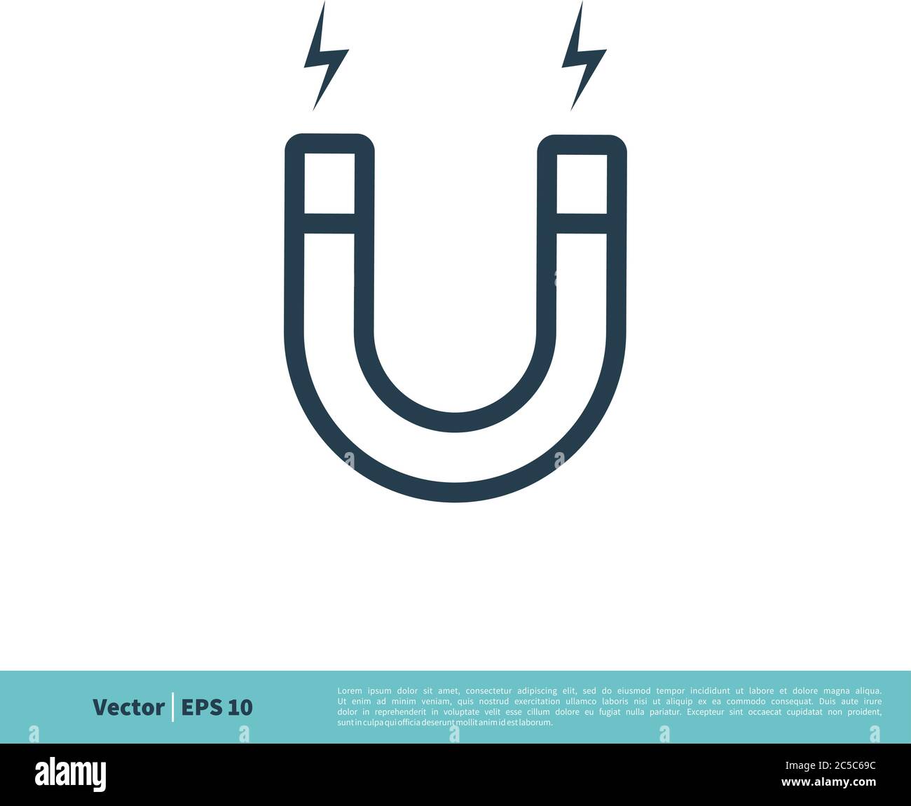 Magnet Icon Vector Logo Template Illustration Design. Vector EPS 10 ...