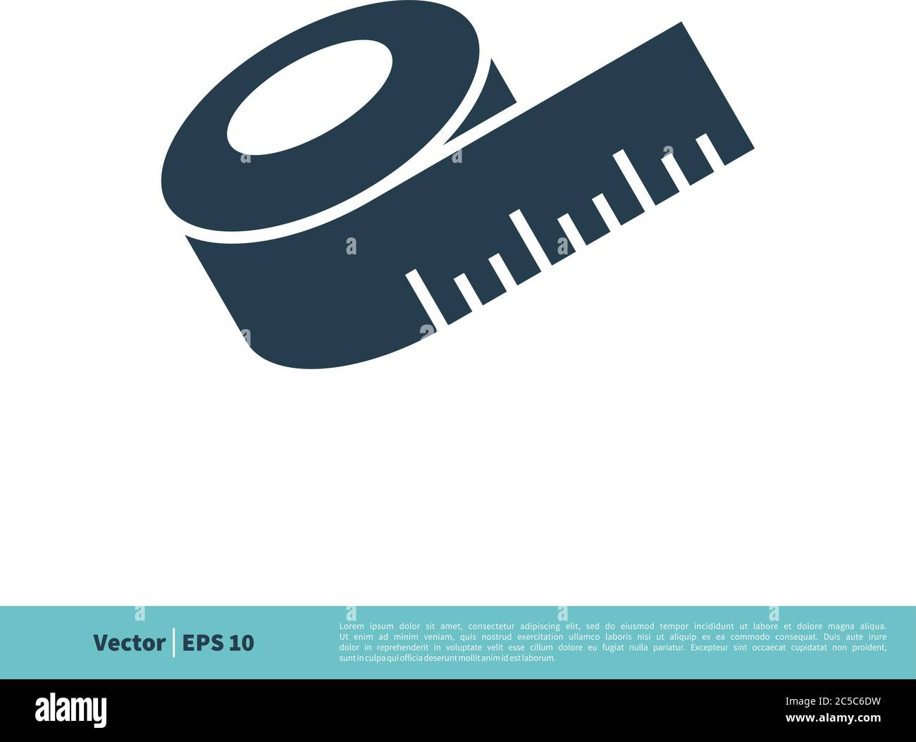 Measure Ruler Icon Vector Logo Template Illustration Design. Vector EPS ...