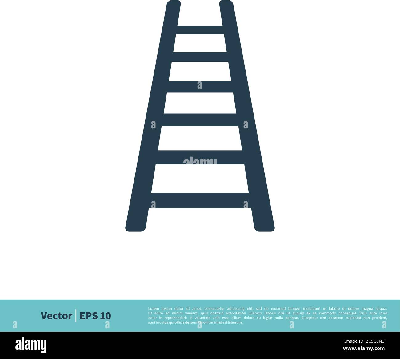 Ladder Icon Vector Logo Template Illustration Design. Vector EPS 10 ...