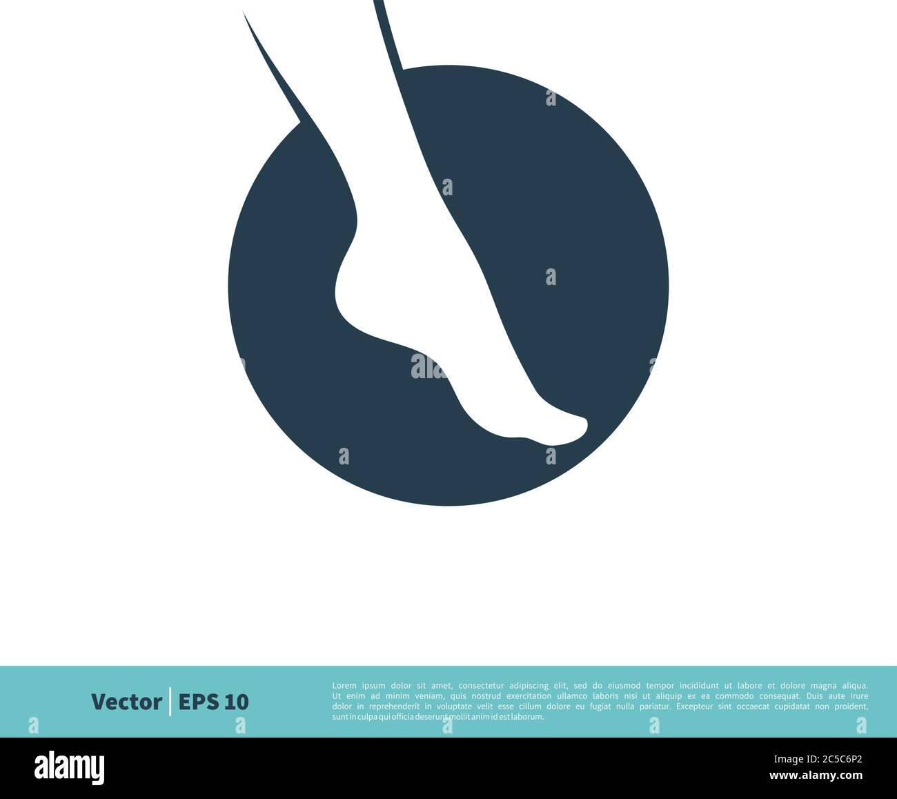 Women Leg Icon Vector Logo Template Illustration Design. Vector EPS 10 ...