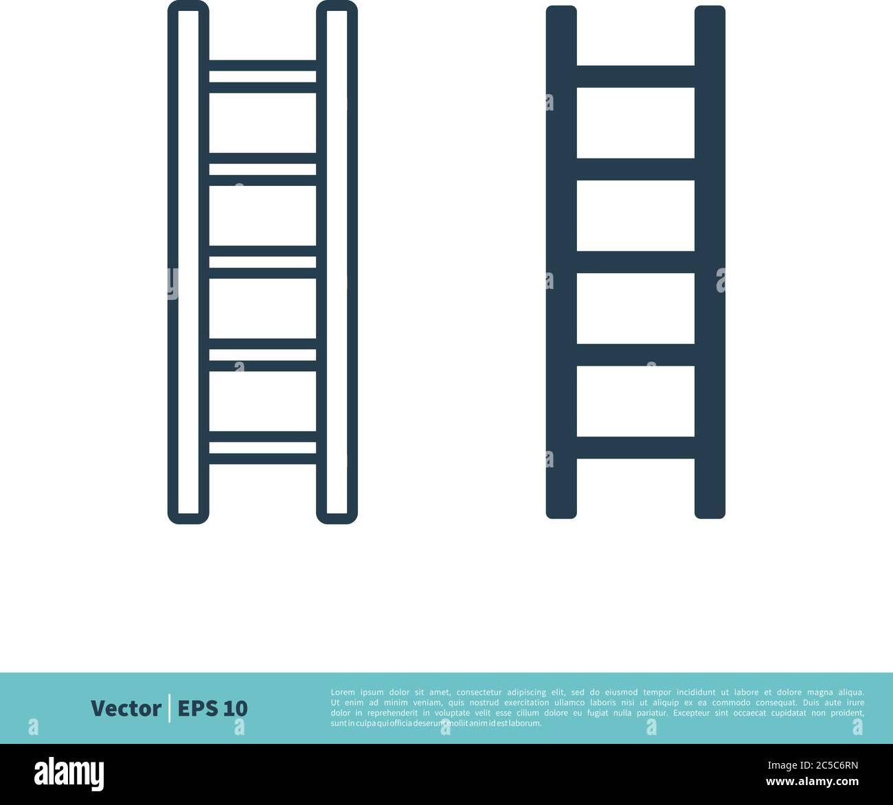 Ladder Icon Vector Logo Template Illustration Design. Vector EPS 10 ...