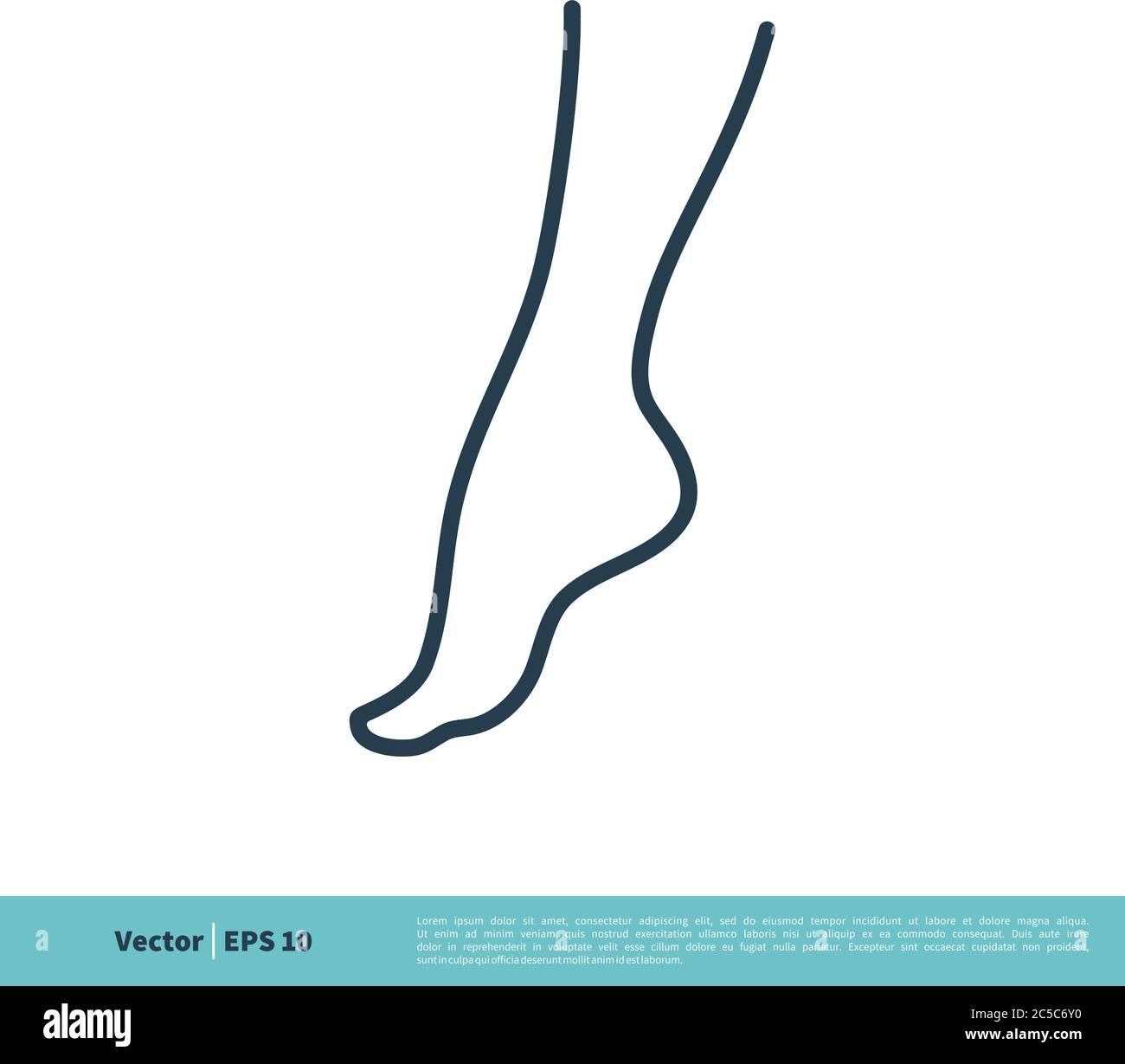 Barefoot woman high heel Stock Vector Images - Alamy