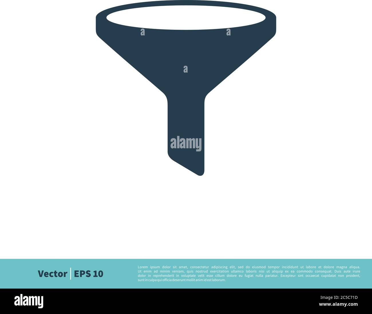 Filter funnel vector vectors hi-res stock photography and images - Alamy