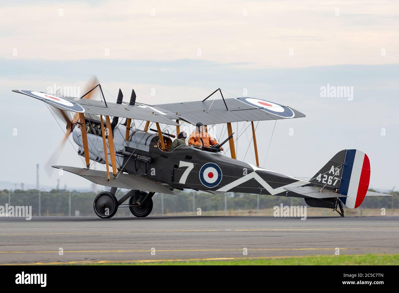 Royal Aircraft Factory R.E.8 (replica) British two-seat biplane ...