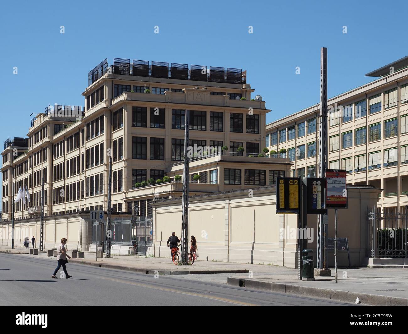 TURIN, ITALY - CIRCA JUNE 2020: The Lingotto Fiat car factory (circa ...