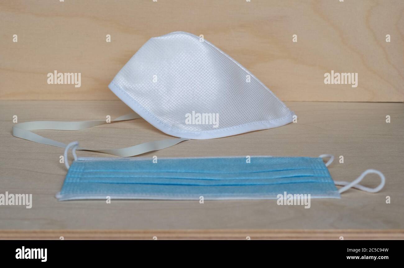 disposable and reusable face mask used to protect from respiratory ...