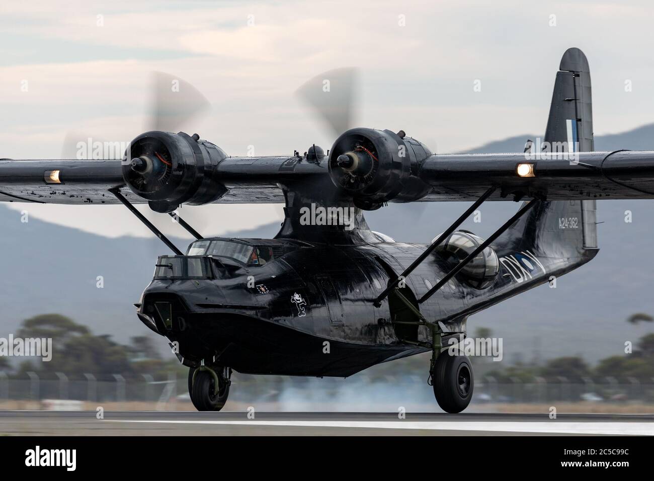 Consolidated PBY Catalina Flying boat VH-PBZ in World War II Royal ...