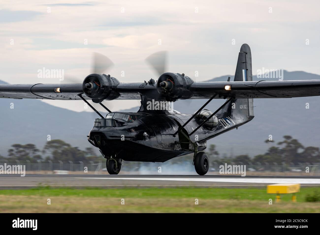Consolidated PBY Catalina Flying boat VH-PBZ in World War II Royal ...