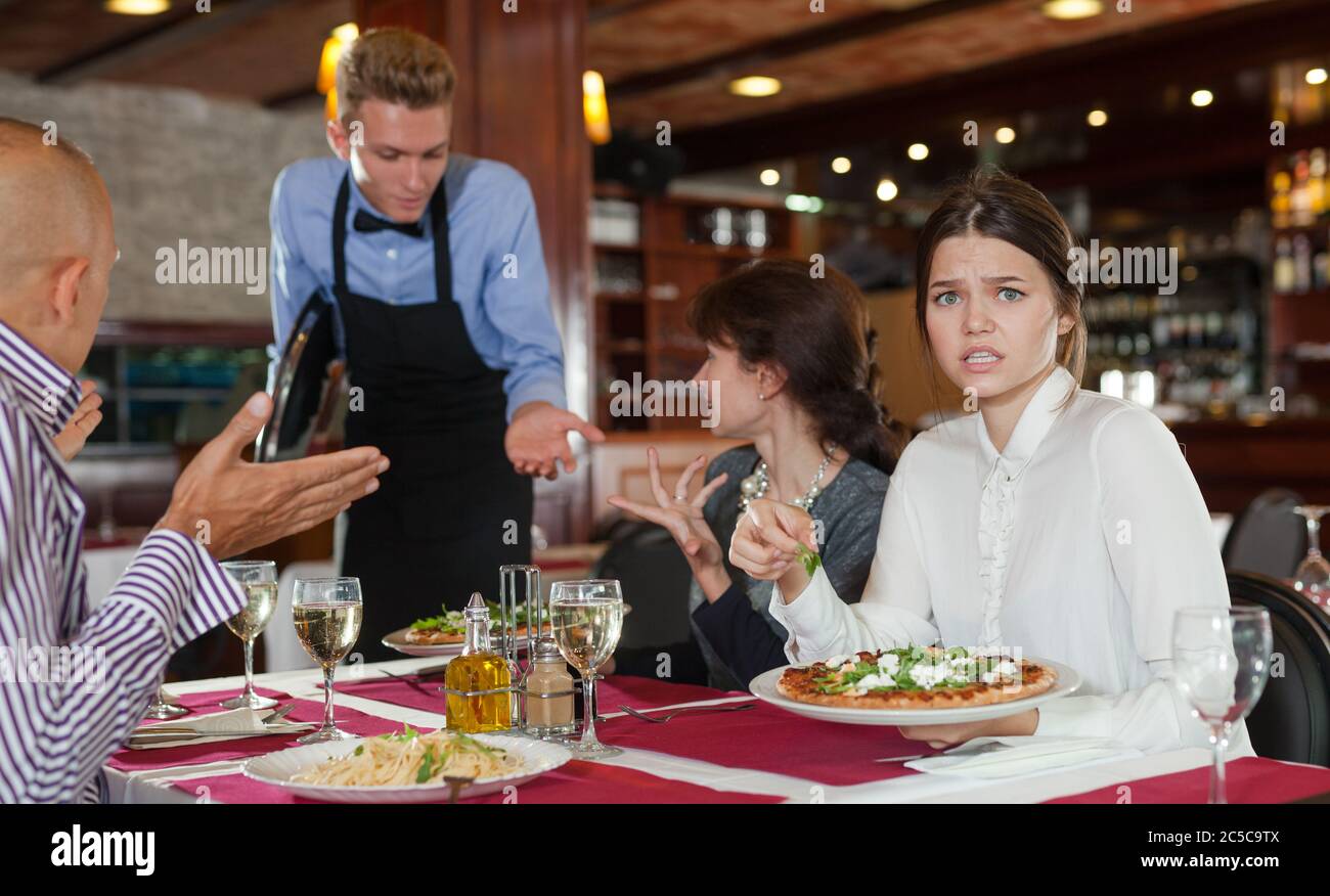Bad friends dinner hi-res stock photography and images - Alamy