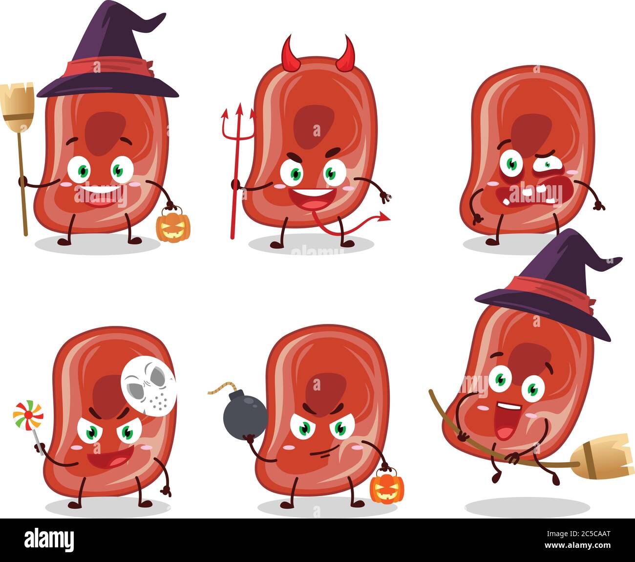 Glazed ham Stock Vector Images - Alamy