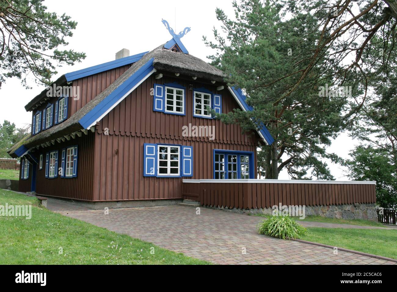 Thomas mann house in Nida, Lithuania Stock Photo - Alamy