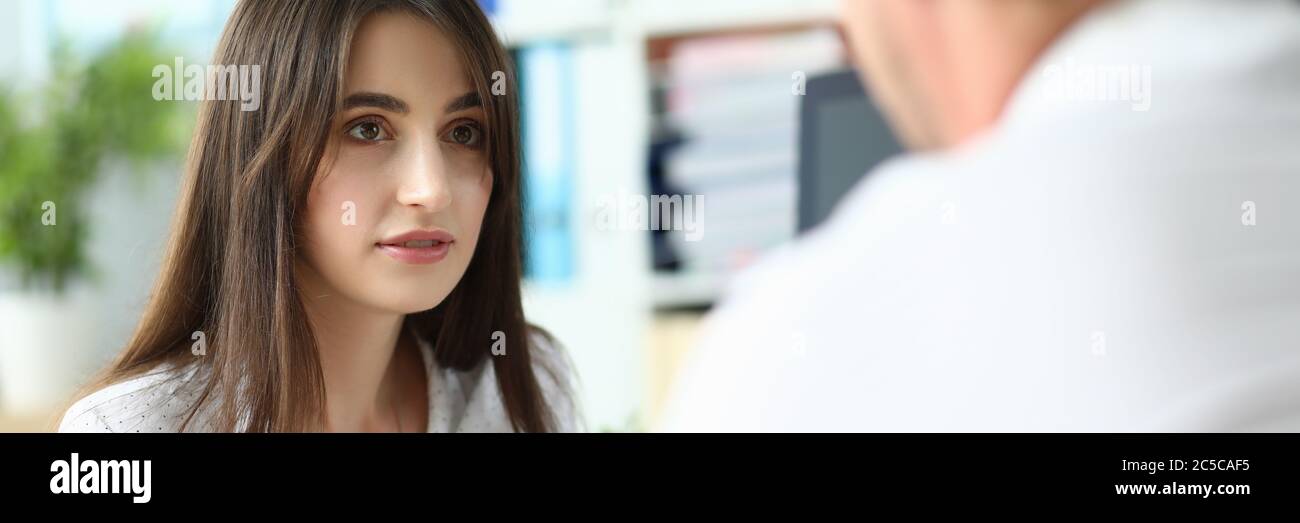 Interior designer talking client hi-res stock photography and images ...
