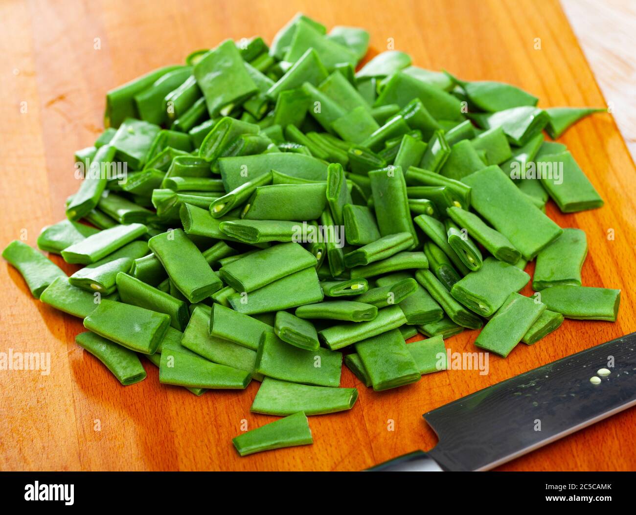 Long beans sliced hi-res stock photography and images - Alamy