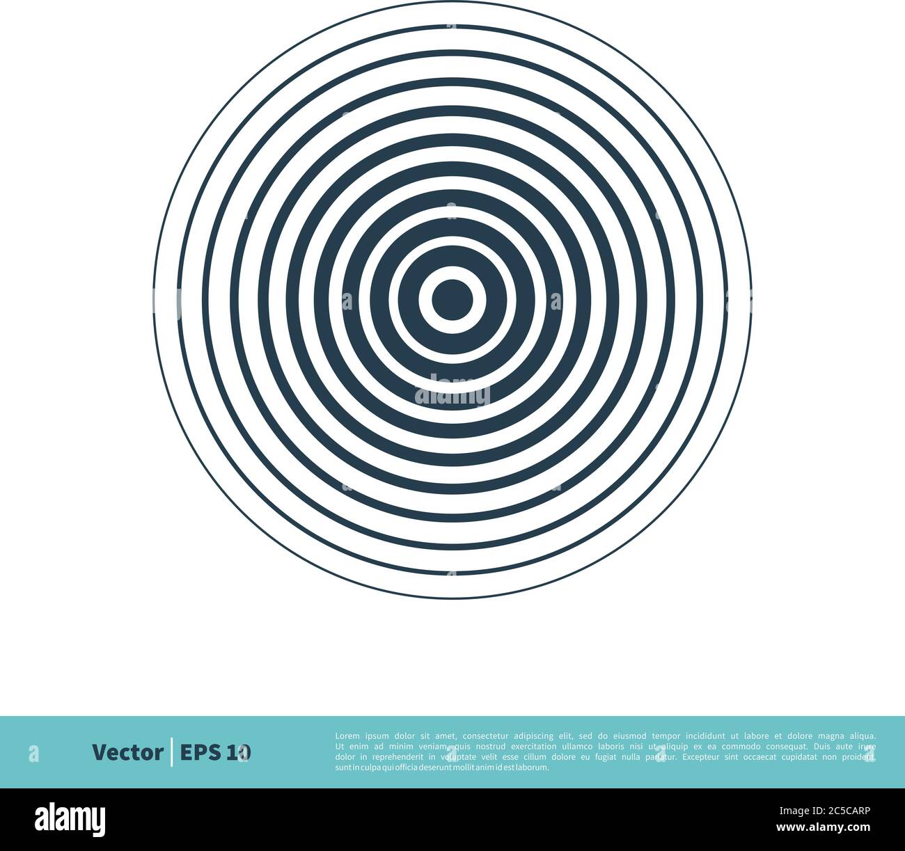 Black rings. Pain circle. Symbol of pain. Medical design icon vector ...