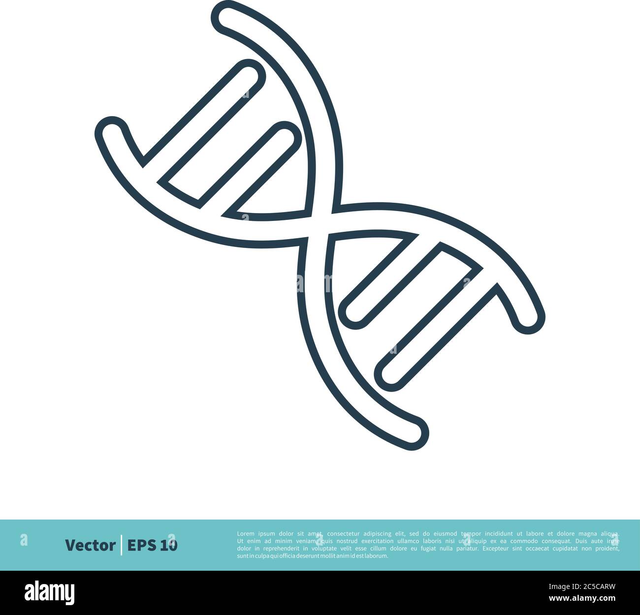 DNA Helix Icon Vector Logo Template Illustration Design. Vector EPS 10 ...