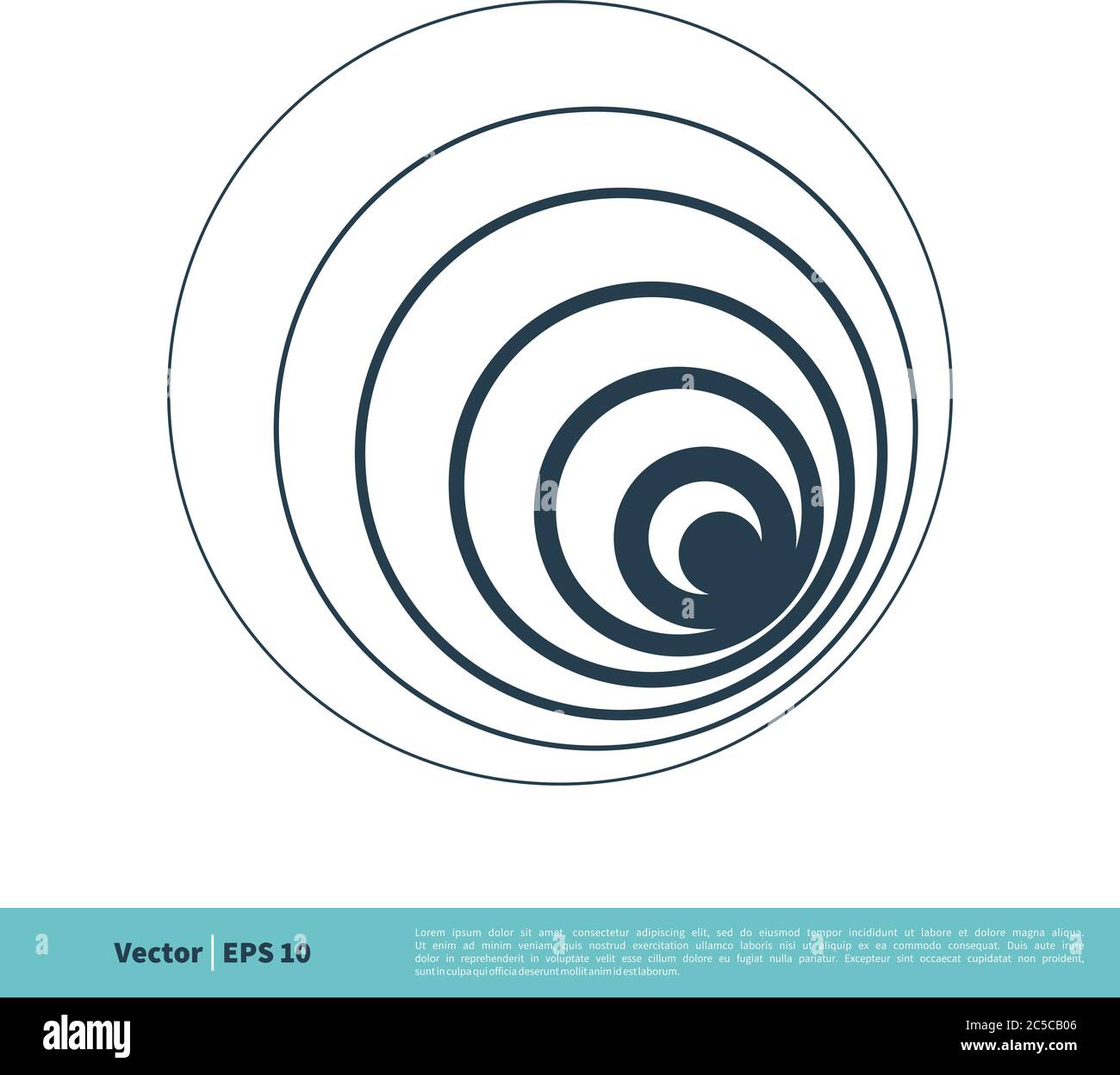 Black rings. Pain circle. Symbol of pain. Medical design icon vector ...