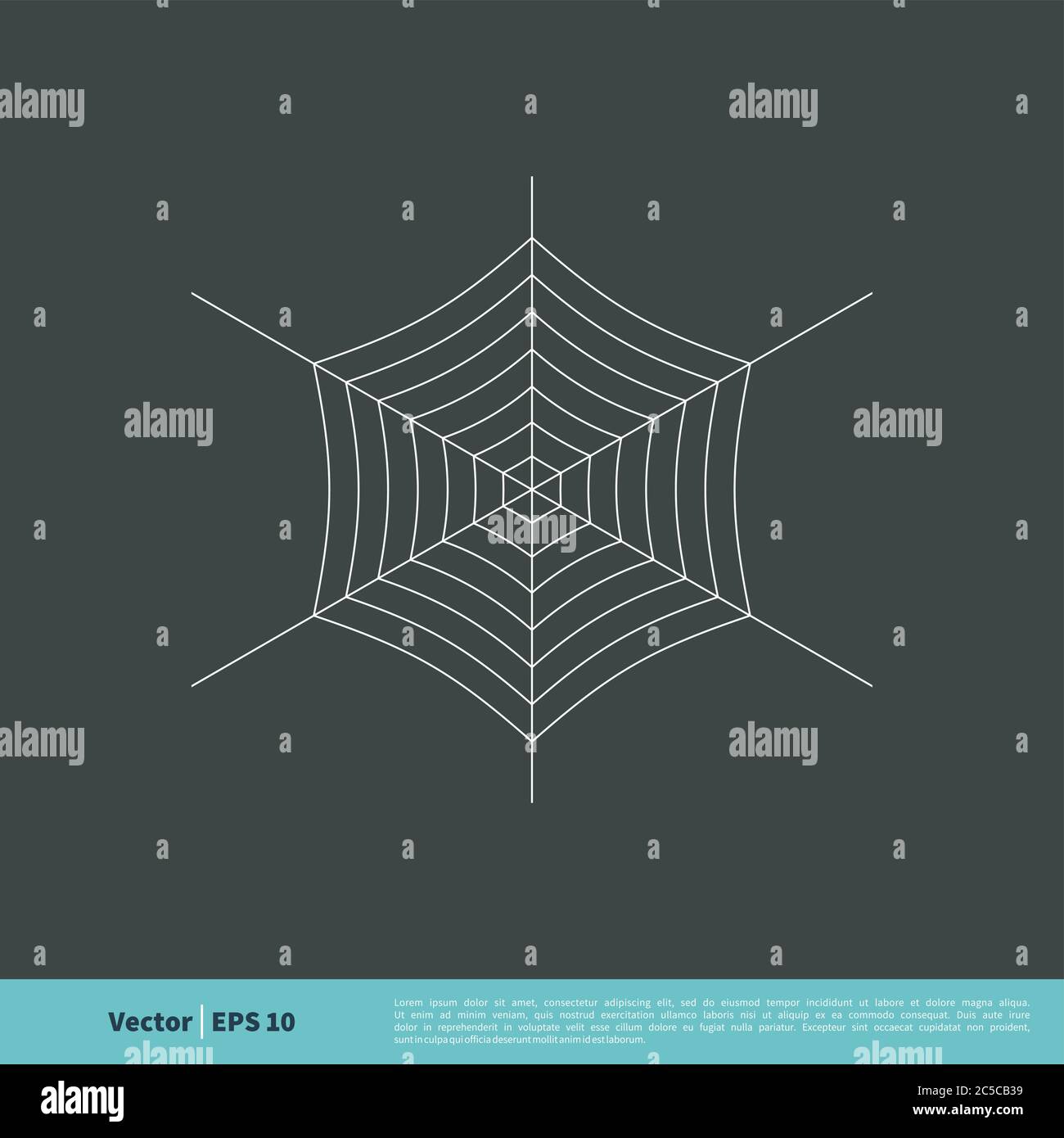 Spider Web Icon Vector Logo Template Illustration Design. Vector EPS 10 ...