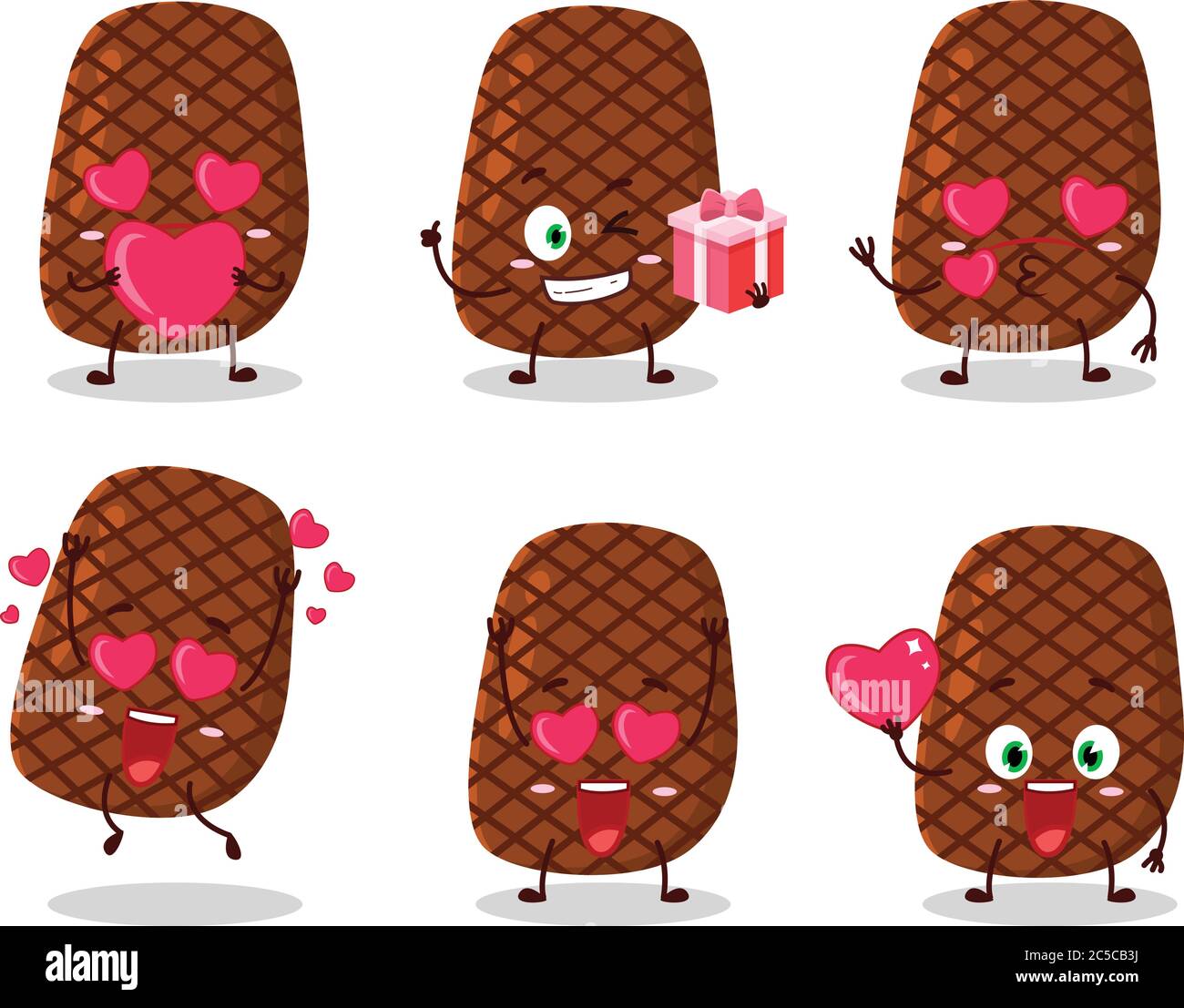 Steak cartoon character with love cute emoticon Stock Vector Image ...