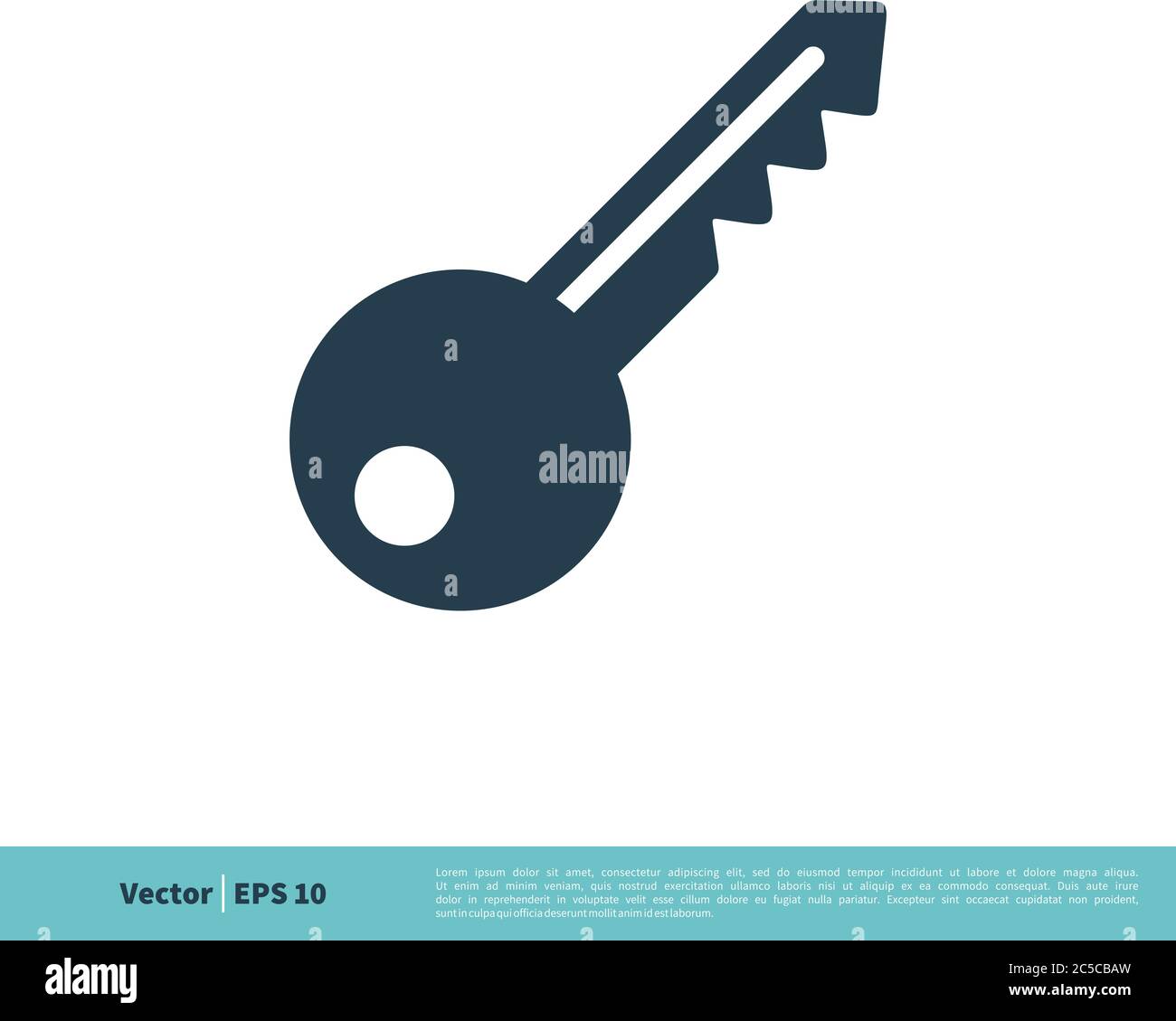 Key Icon Vector Logo Template Illustration Design. Vector EPS 10 Stock ...