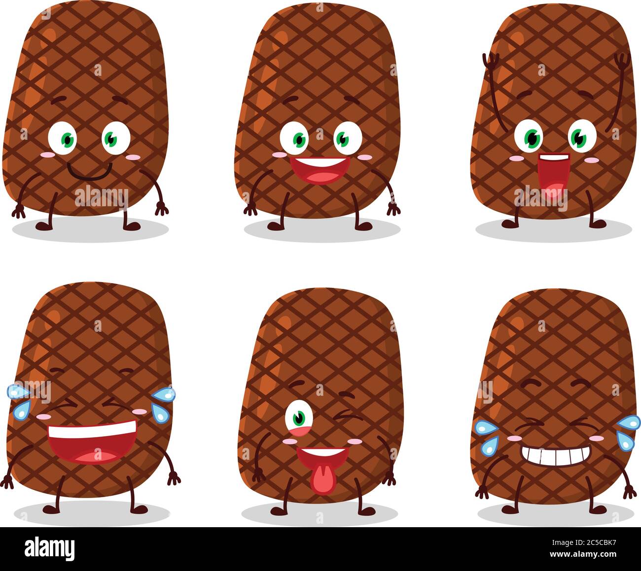 Cartoon character of steak with smile expression Stock Vector Image ...