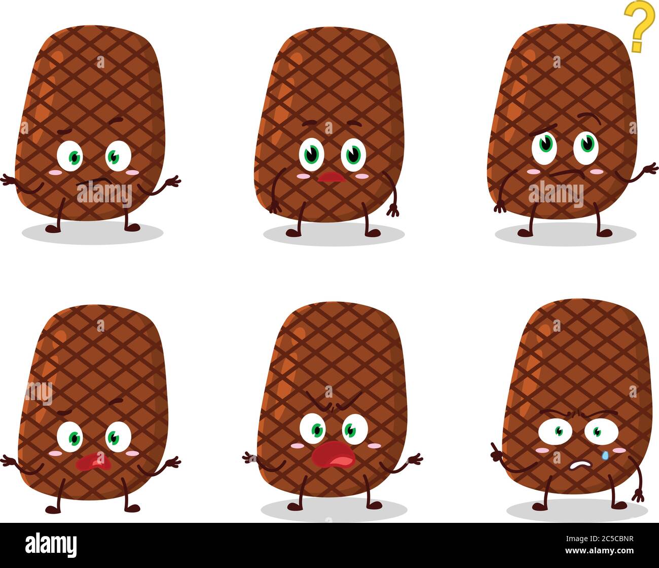 Cartoon character of steak with what expression Stock Vector Image ...