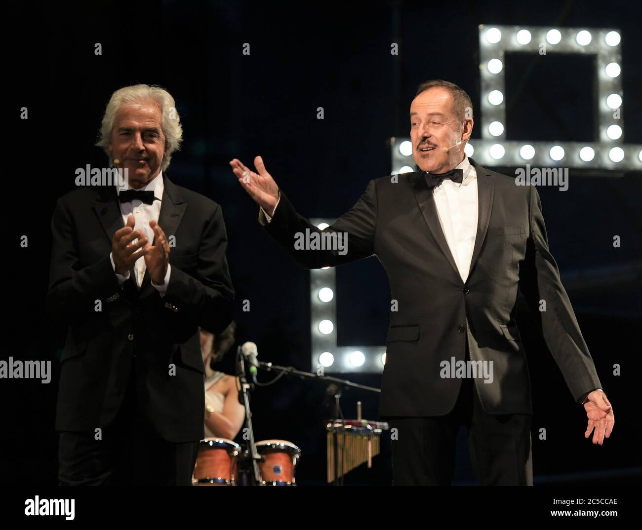 Milan, Italy. 01st July, 2020. Milan, Italy Massimo Lopez & Tullio ...