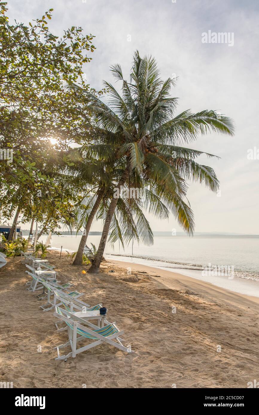 Beautiful tropical beach, Located Koh Mak Island , Thailand Stock Photo ...