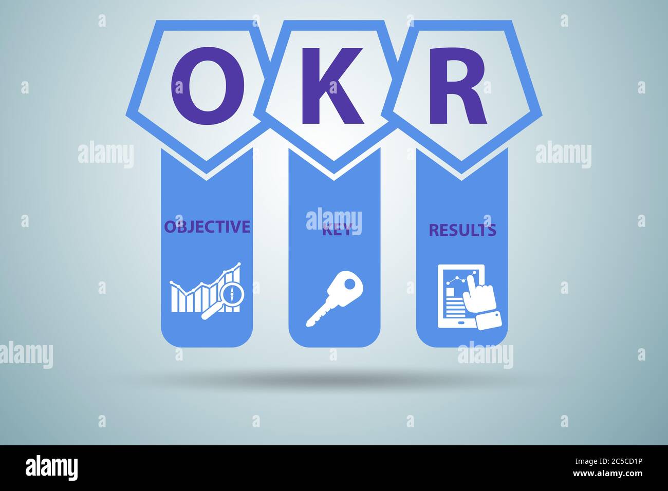 Okr icon hi-res stock photography and images - Alamy