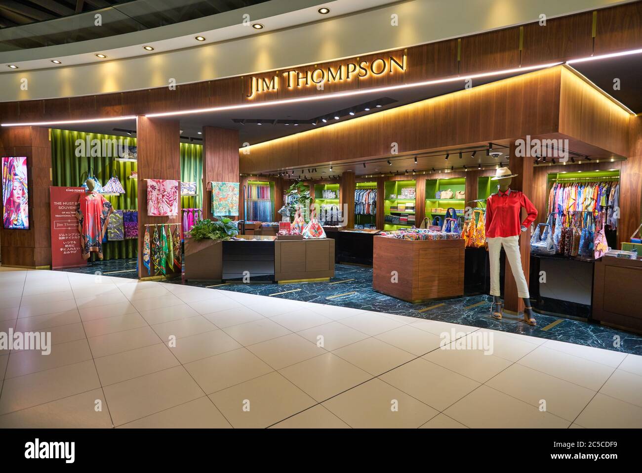BANGKOK, THAILAND - CIRCA JANUARY, 2020: Jim Thompson store seen in ...