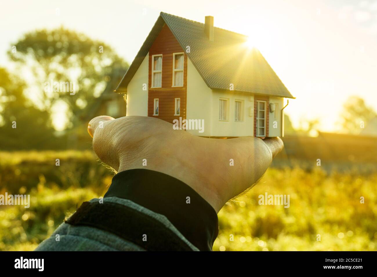 Dream of a new House Stock Photo - Alamy