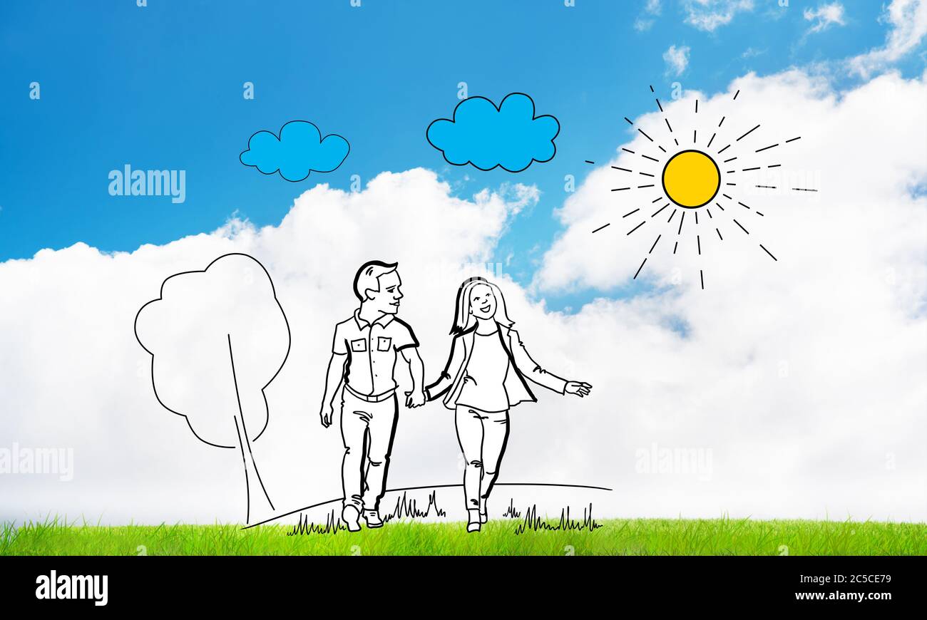 We are happy together Stock Photo - Alamy