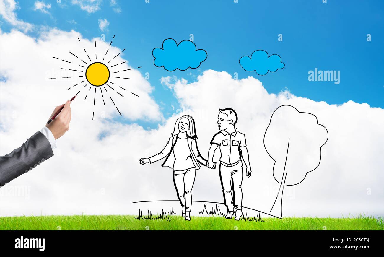 We are happy together Stock Photo - Alamy
