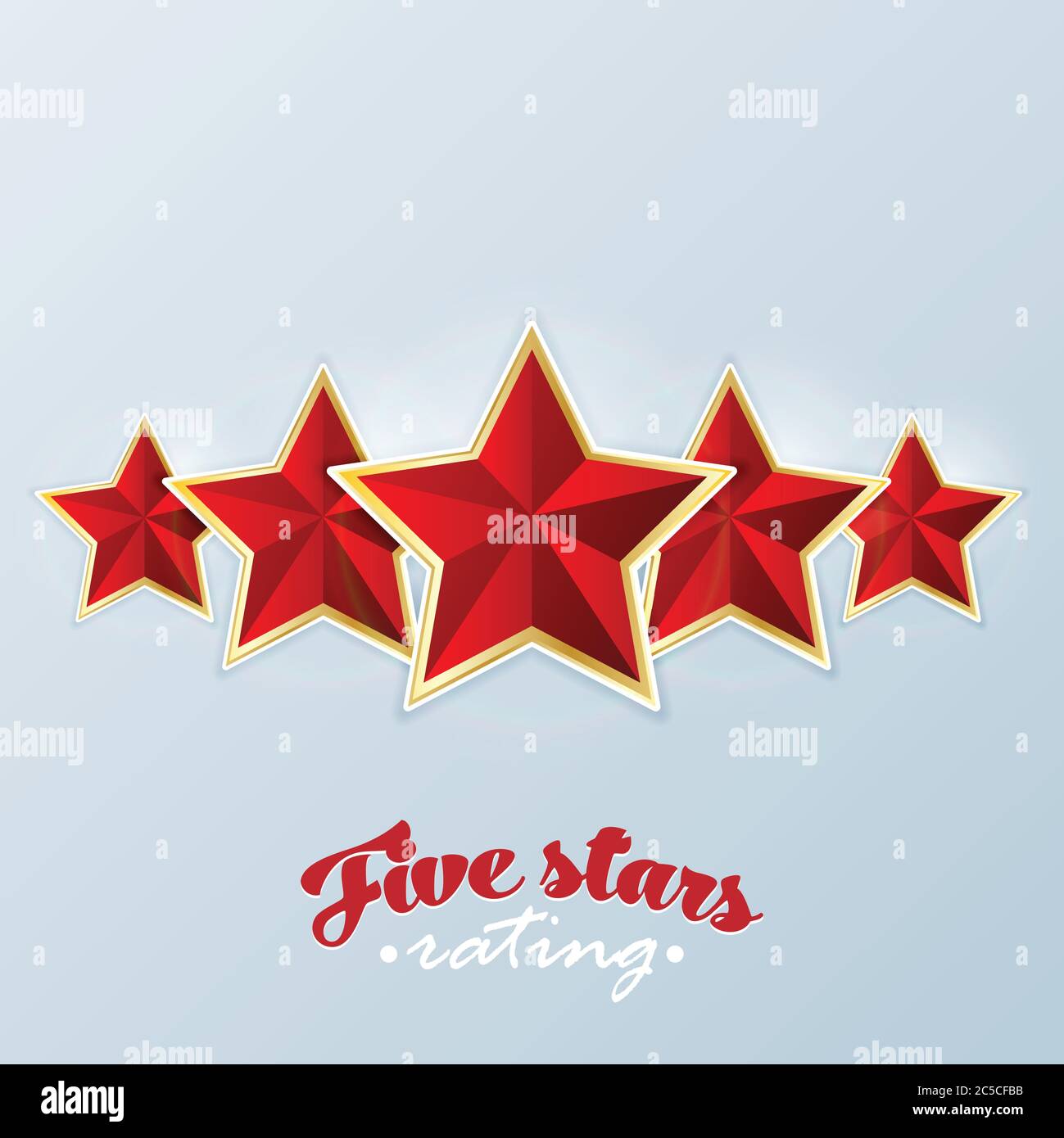 Five stars rating. Vector Stock Vector Image & Art - Alamy