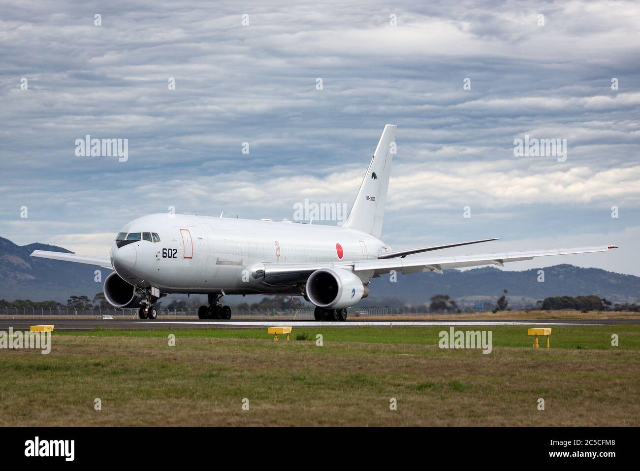 Japan Air Self-Defense Force (JASDF) Boeing KC-767J aerial tanker ...