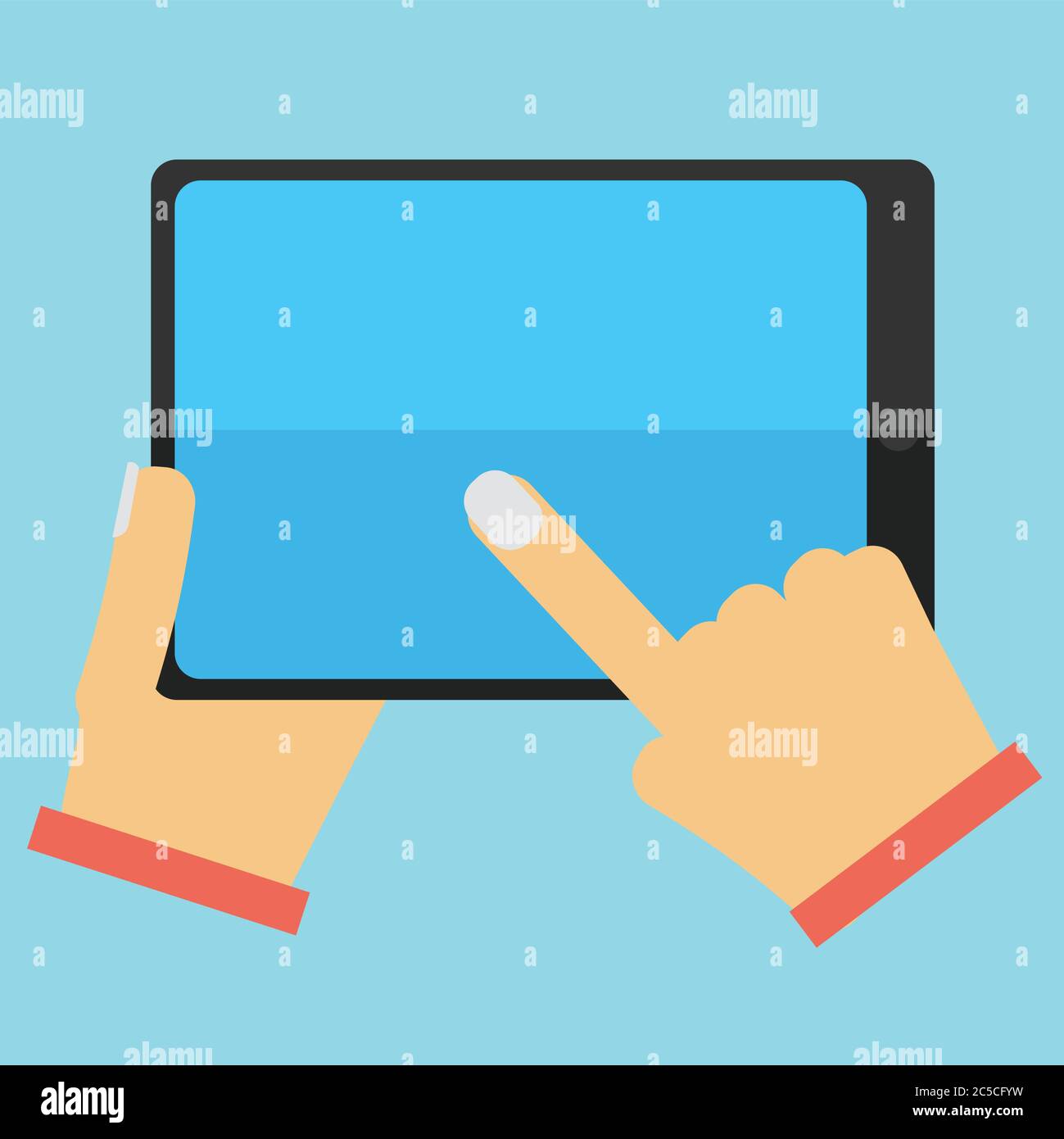 Laptop screen showing smart Stock Vector Images - Alamy